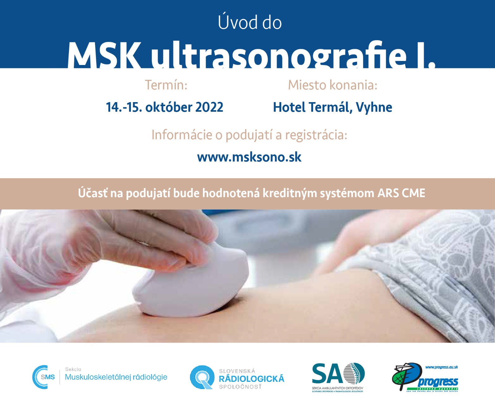 Úvod do MSK ultrasonografie I. - Sekcia ambulantných ortopédov